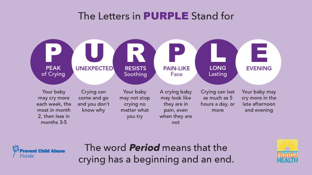 When the Crying Feels Like Too Much: Think PURPLE